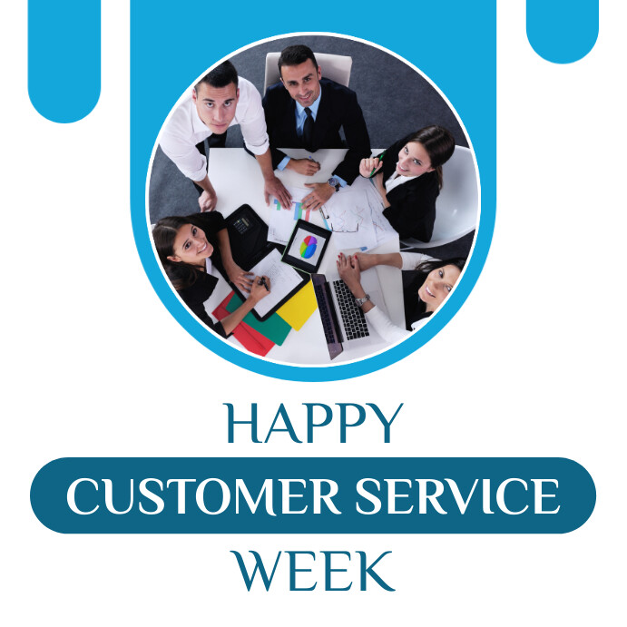 Happy Customer Service Week Flyer Template Postermywall