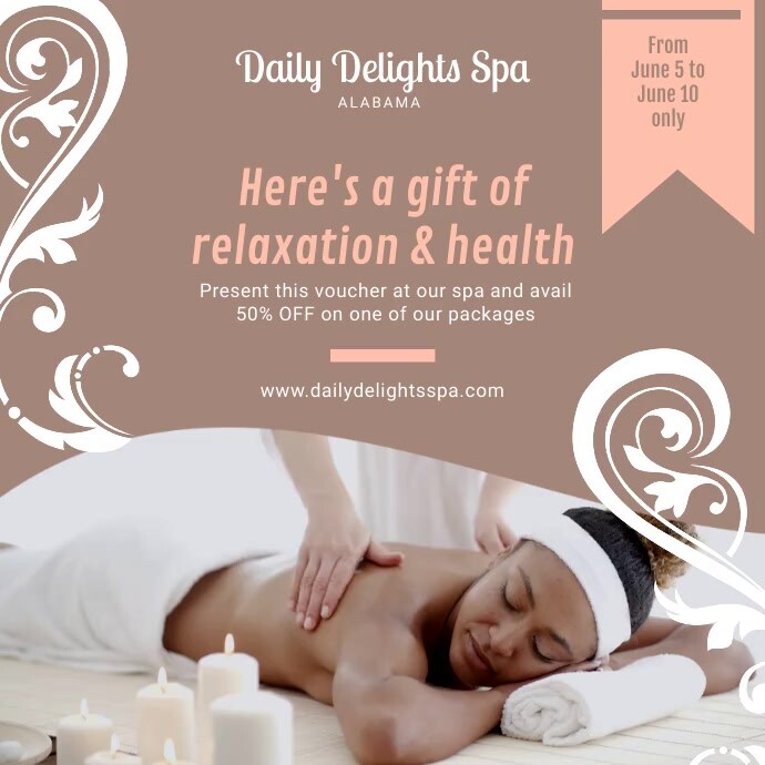 Copy Of Health Spa And Salon Advert Postermywall