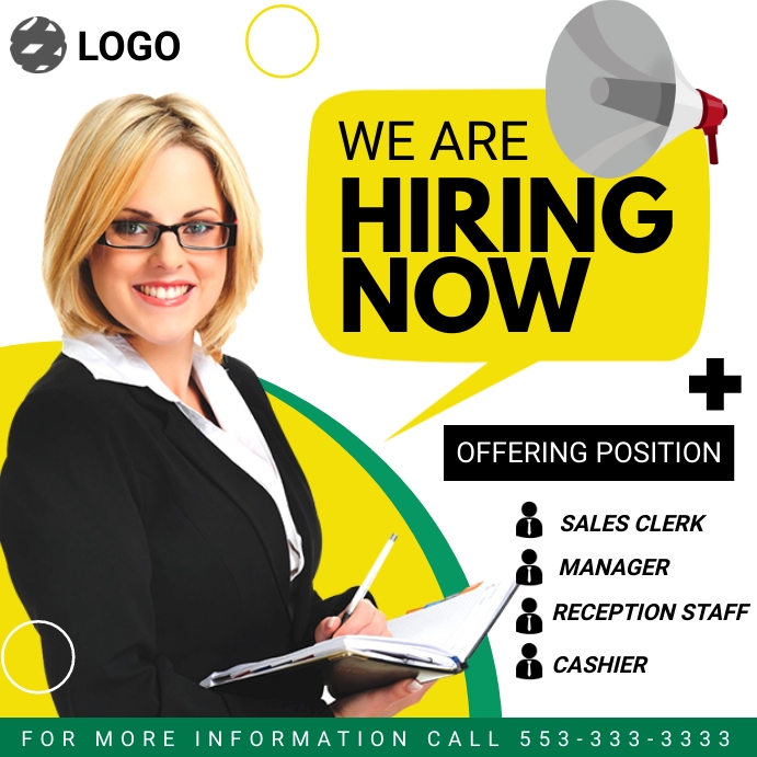 Hiring Now Flyer Template Postermywall