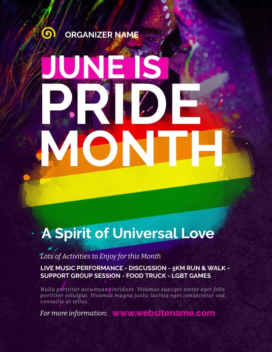 Copy Of Lgbt Pride Month Flyer Postermywall