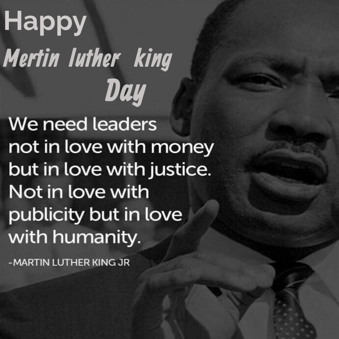 Martin Luther Day Instagram Post Template Postermywall