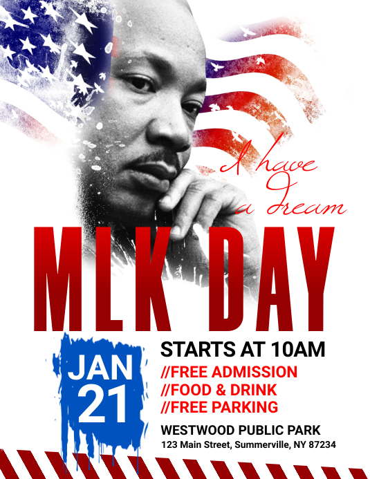 Mlk Flyer Template