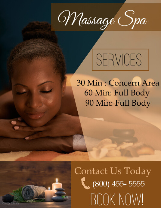 Copy Of Massage Therapist Postermywall