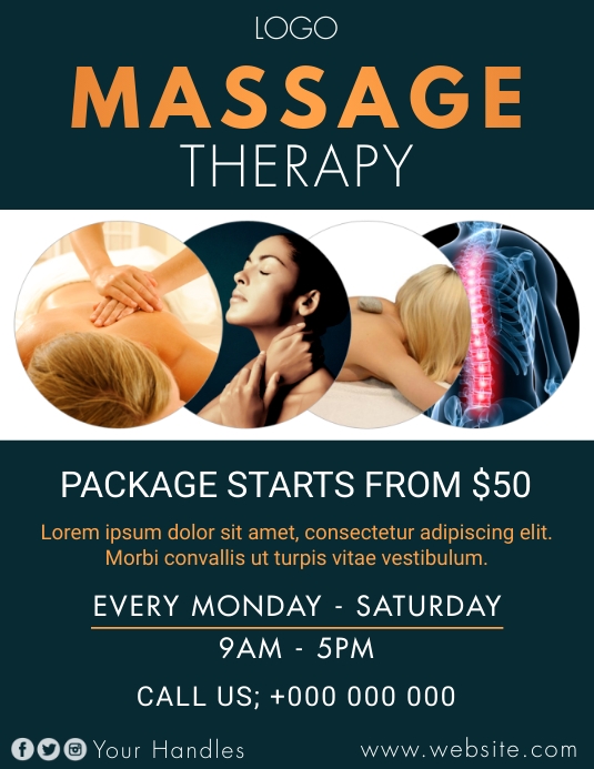 Copy Of Massage Therapy Postermywall