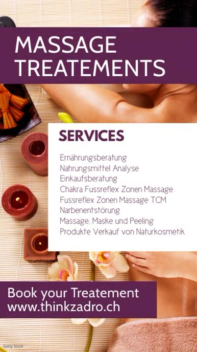 Massage Treatement Therapy Services Flyer Ad Template Postermywall