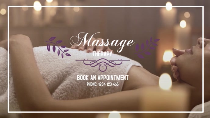 Copy Of Massage Treatment Therapy Beauty Studio Ad Postermywall