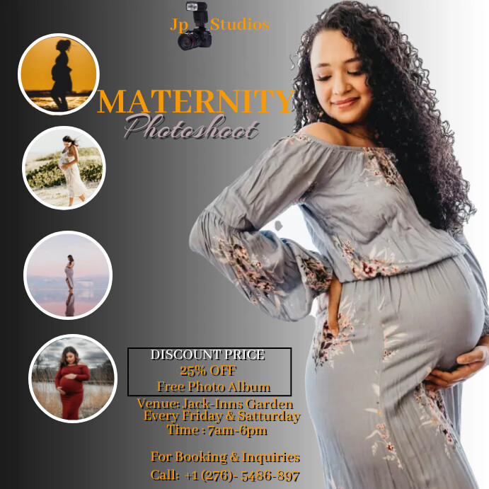 Maternity Photoshoot Template Postermywall