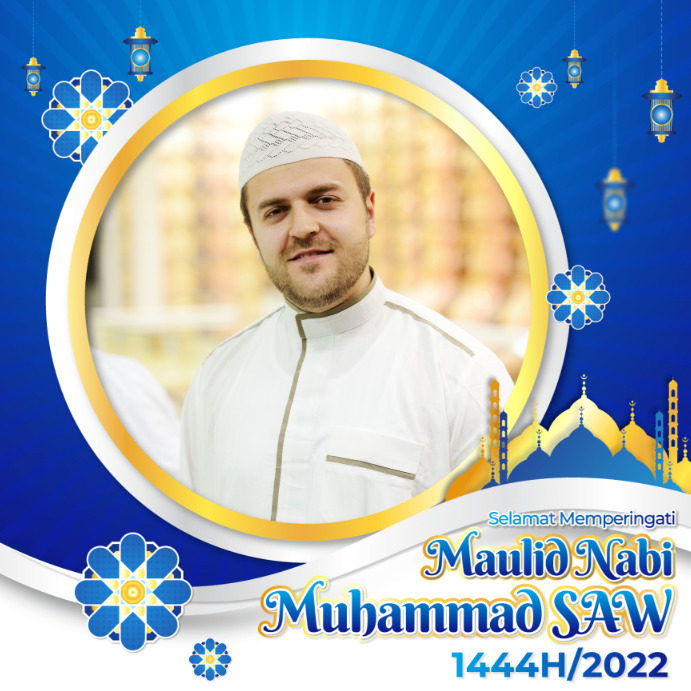 Maulid Nabi Muhammad Saw 1444 H 2022 Template Postermywall