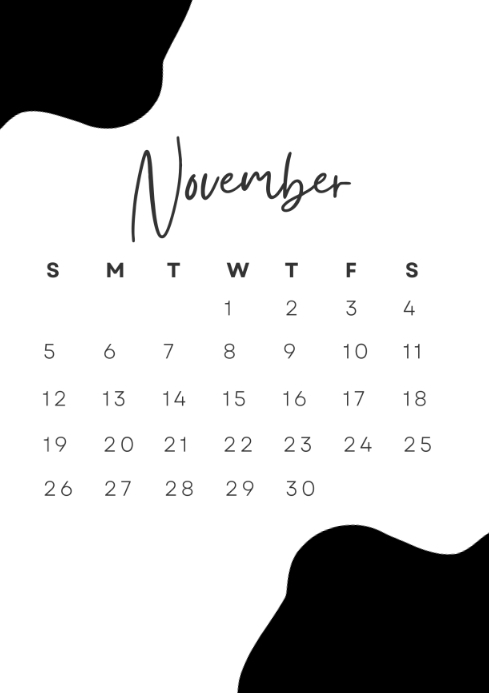 November 2023 Calendar Design Get Latest Map Update