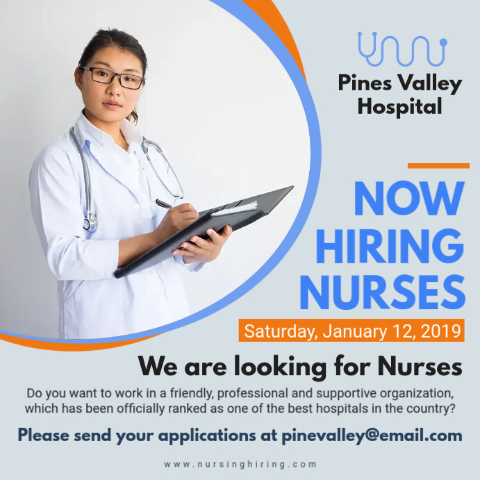 Nurse Recruitment Flyer Template Postermywall