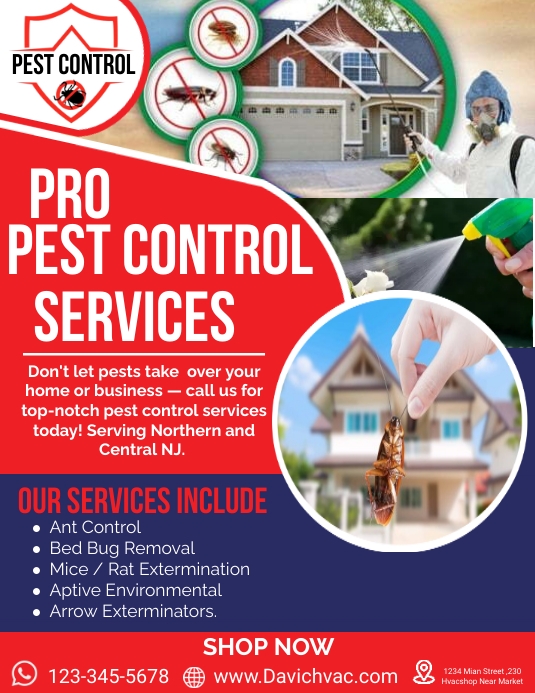 Copy Of Pest Control Flyer Pest Control Services Adv Postermywall