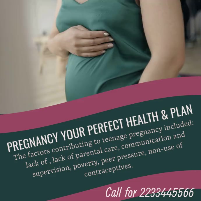 Pregnant Woman Template Postermywall