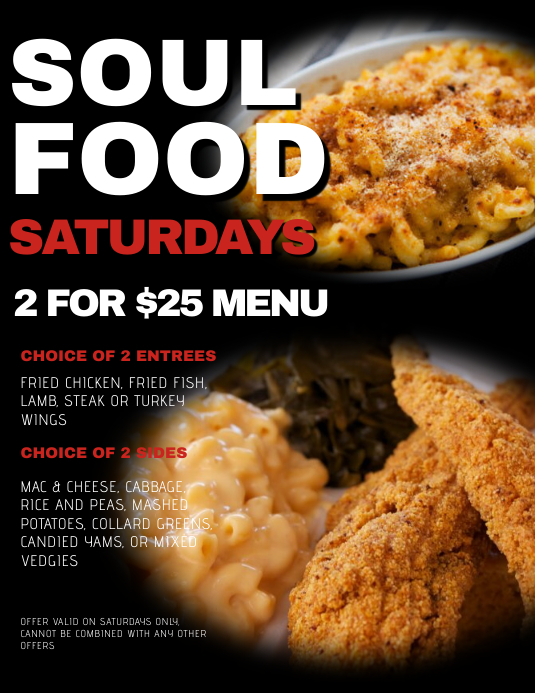 Free Soul Food Flyer Templates