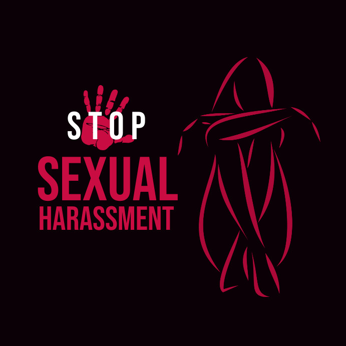 Sexual Harassment Flyer Template Postermywall