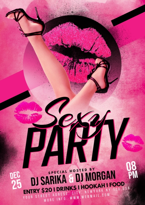 Sexy Party Flyer Template Postermywall