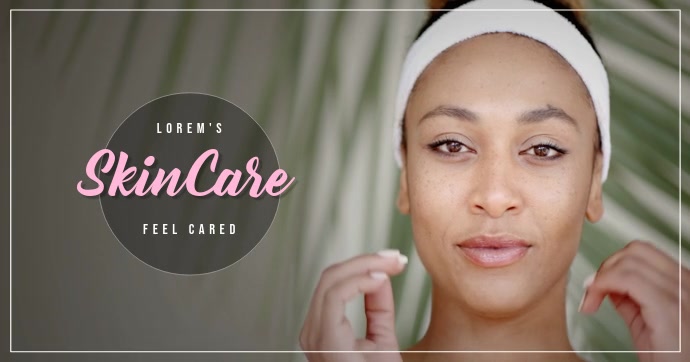 Skin Care Video Ad Template Postermywall