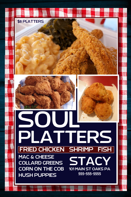 Soul Food Template Postermywall