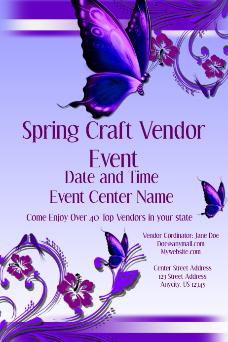 Copy Of Spring Craft Vendor Event Postermywall