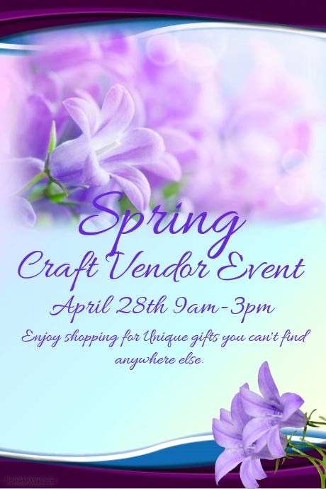 Copy Of Spring Craft Vendor Events Postermywall