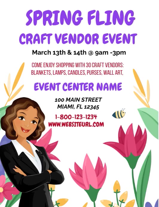 Copy Of Spring Fling Craft Vendor Event Postermywall