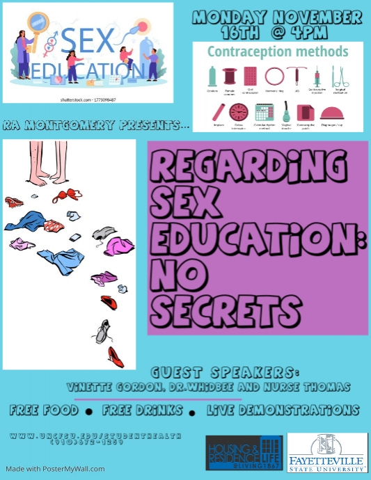 Copy Of Sex Education Poster Postermywall