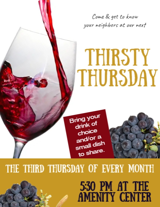 Wine Tasting Flyer Template Postermywall