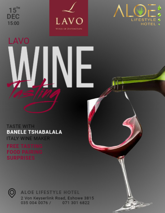 Copy Of Wine Tasting Flyer Template Postermywall