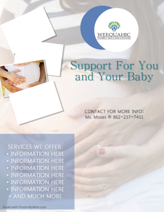 Pregnant Pregnancy Flyer Template Postermywall