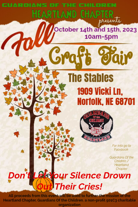 Fall Craft Fair Postermywall