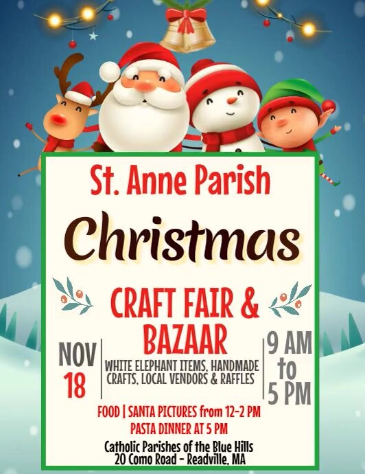 Copy Of Christmas Craft Fair Postermywall