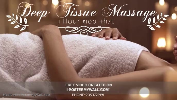 Copy Of Massage Treatment Therapy Beauty Studio Ad Postermywall