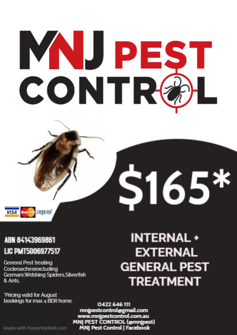 Copy Of Pest Control Flyer Postermywall