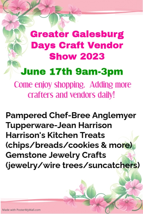 Copy Of Spring Craft Vendor Event Flyer Postermywall