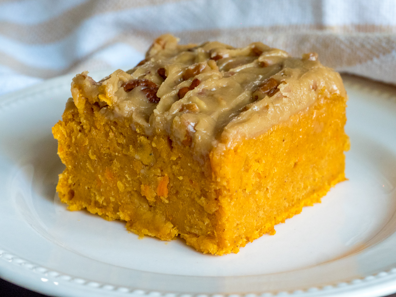 Pecan Praline Sweet Potato Cake Crafty House