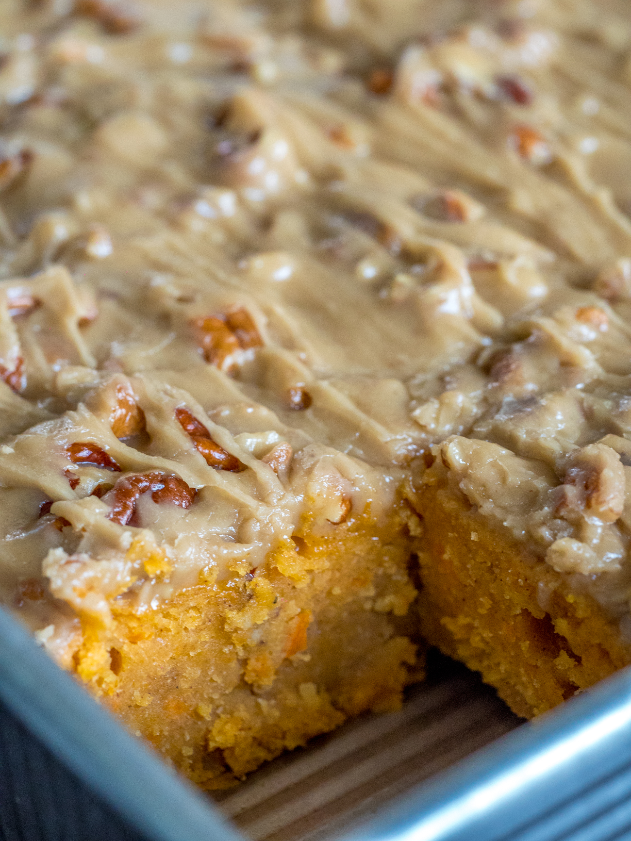 Pecan Praline Sweet Potato Cake Crafty House