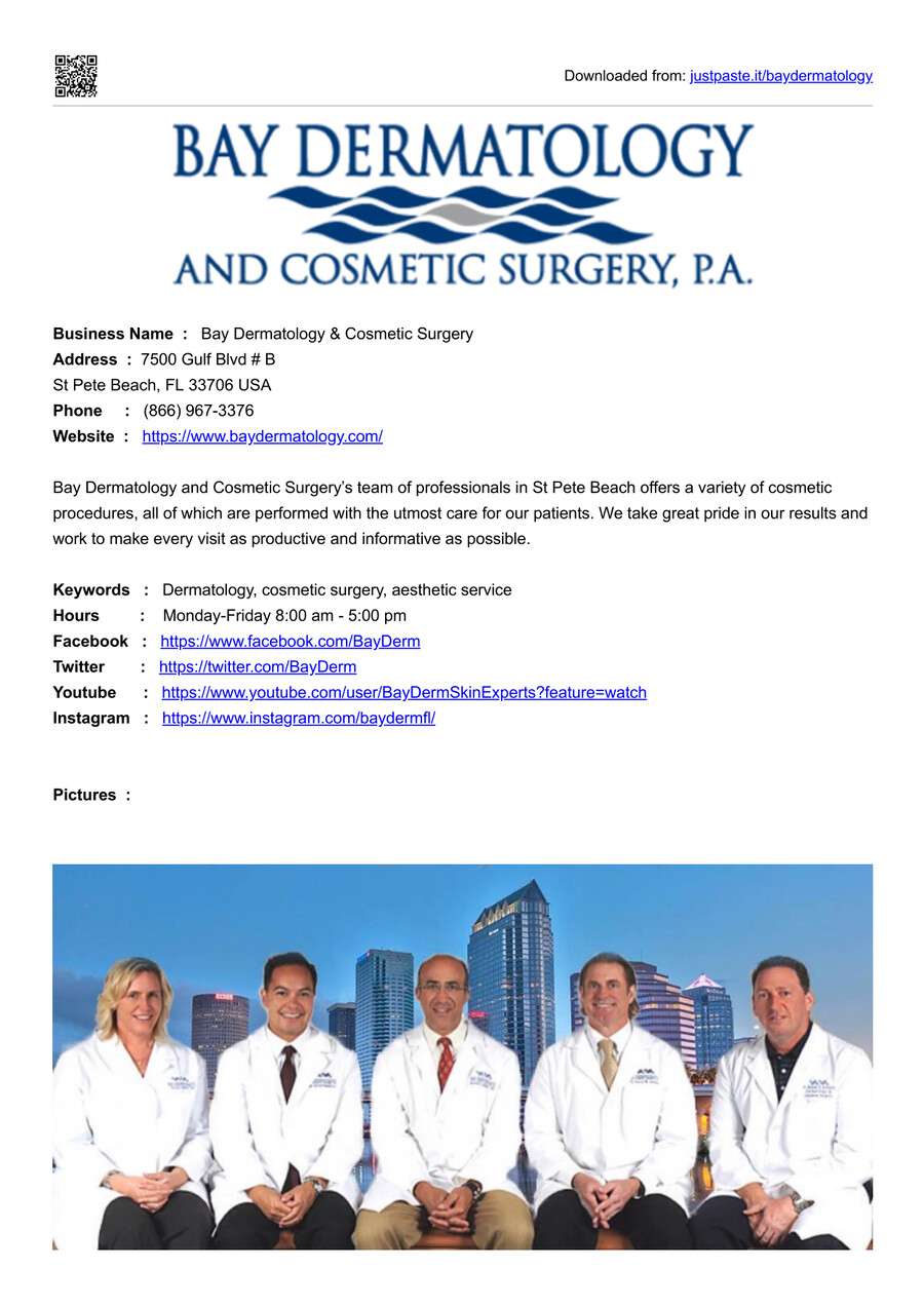 Bay Dermatology And Cosmetic Surgery Flipsnack