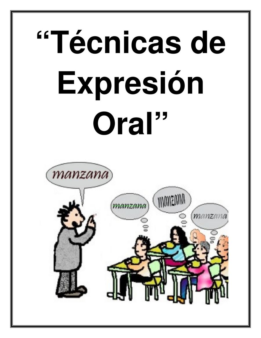 TÉcnicas De ExpresiÓn Oral By Beatrizmorales Flipsnack