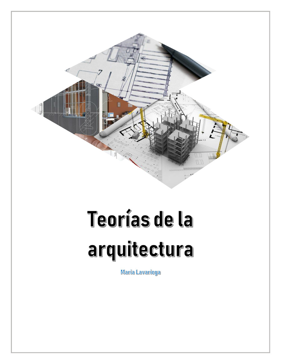 Teorías De La Arquitectura By Maria Lavariega Flipsnack