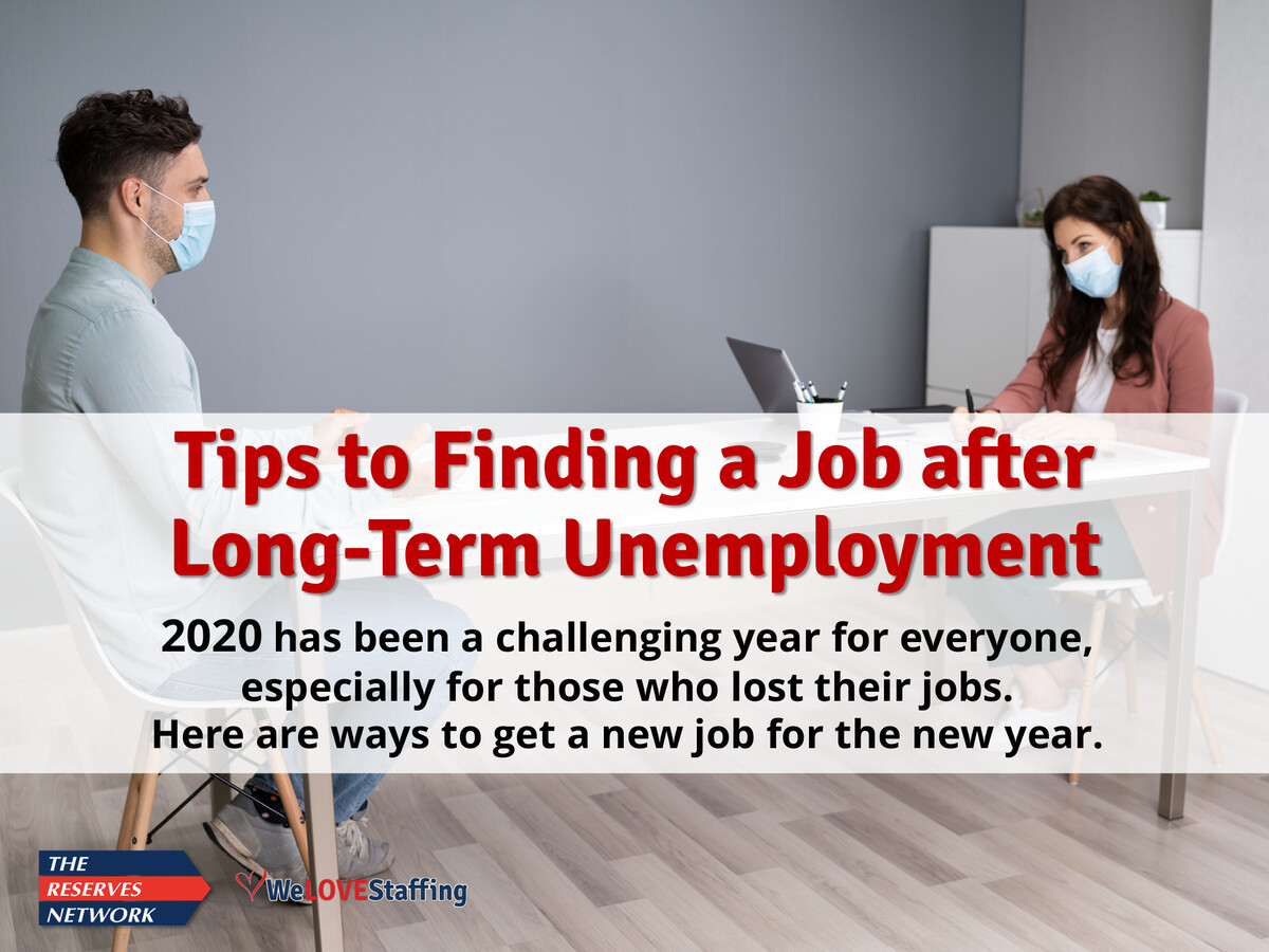 Tips To Finding A Job After Long Term Unemployment By The Reserves