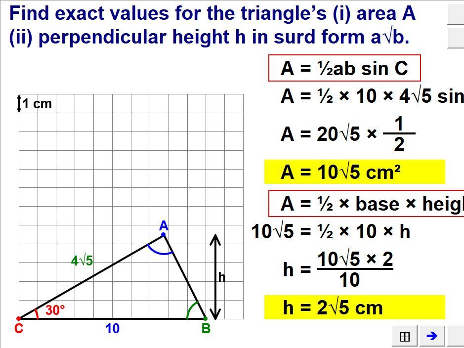 Exact Trigonometric Values Teaching Resources