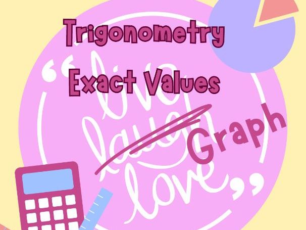 Exact Trig Values Grade 5 Gcse Maths Revision Help Crib Sheet