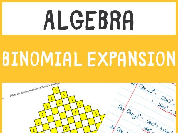 Binomial Expansion Teaching Resources