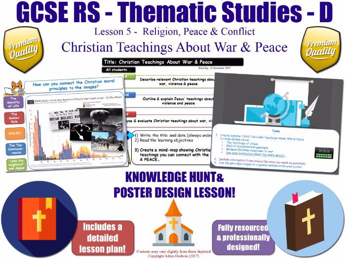 Religion Peace And Conflict 10 Lesson Unit Aqa Gcse Religious Studies