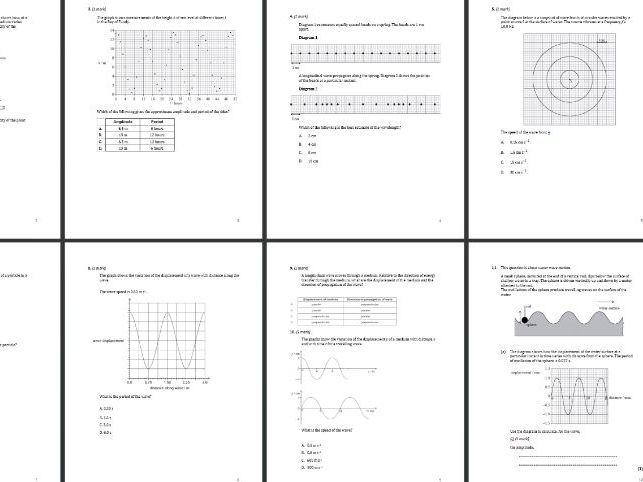 Ib Dp Physics Question Book C2 Wave Model Sl First Teaching 2023