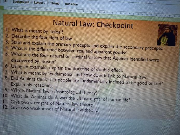 Checkpoint Questions For A Level Ethics Teaching Resources