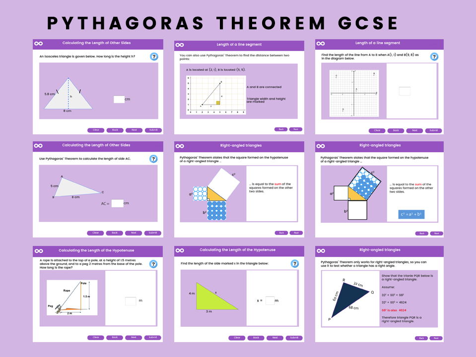 Pythagoras Theorem Gcse Higher By Skoolmaths Teaching Resources Tes