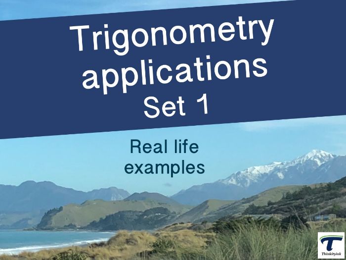 Trigonometry Applications Set 1 Teaching Resources