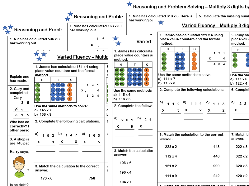 White Rose Maths Year 4 Spring Block 1 Multiply 3 Digits By 1