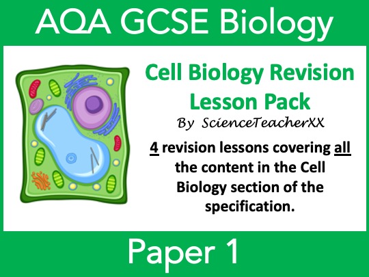 Aqa Gcse Biology Cell Biology Revision Lessons Teaching Resources