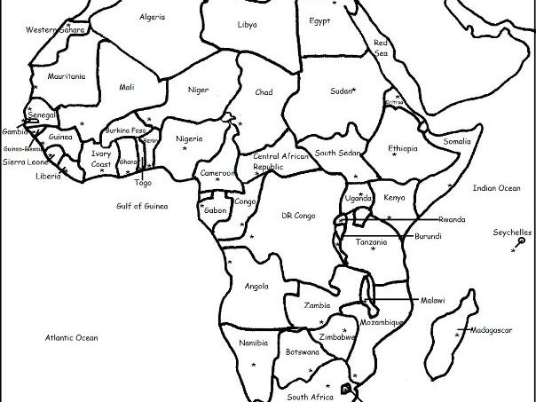 Printable Map Of Africa Africa Africamapa Map Printable Africa Images